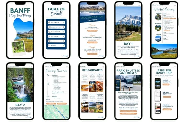 7 Day Banff and Jasper Itinerary