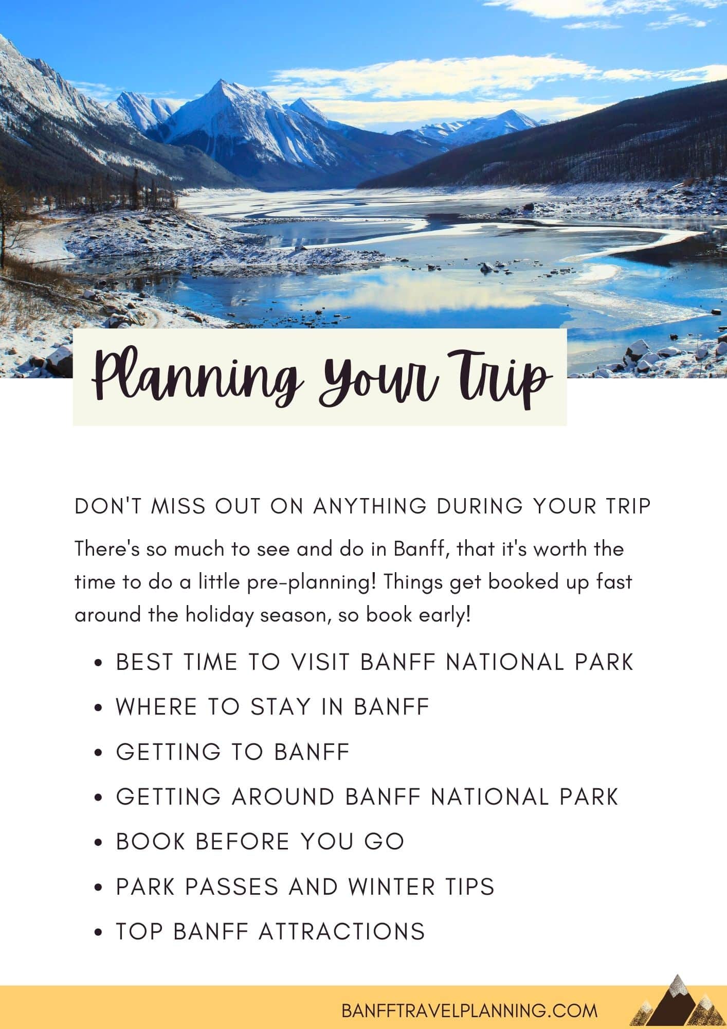 Banff Winter Travel Guide - Banff Travel Planning & Itineraries